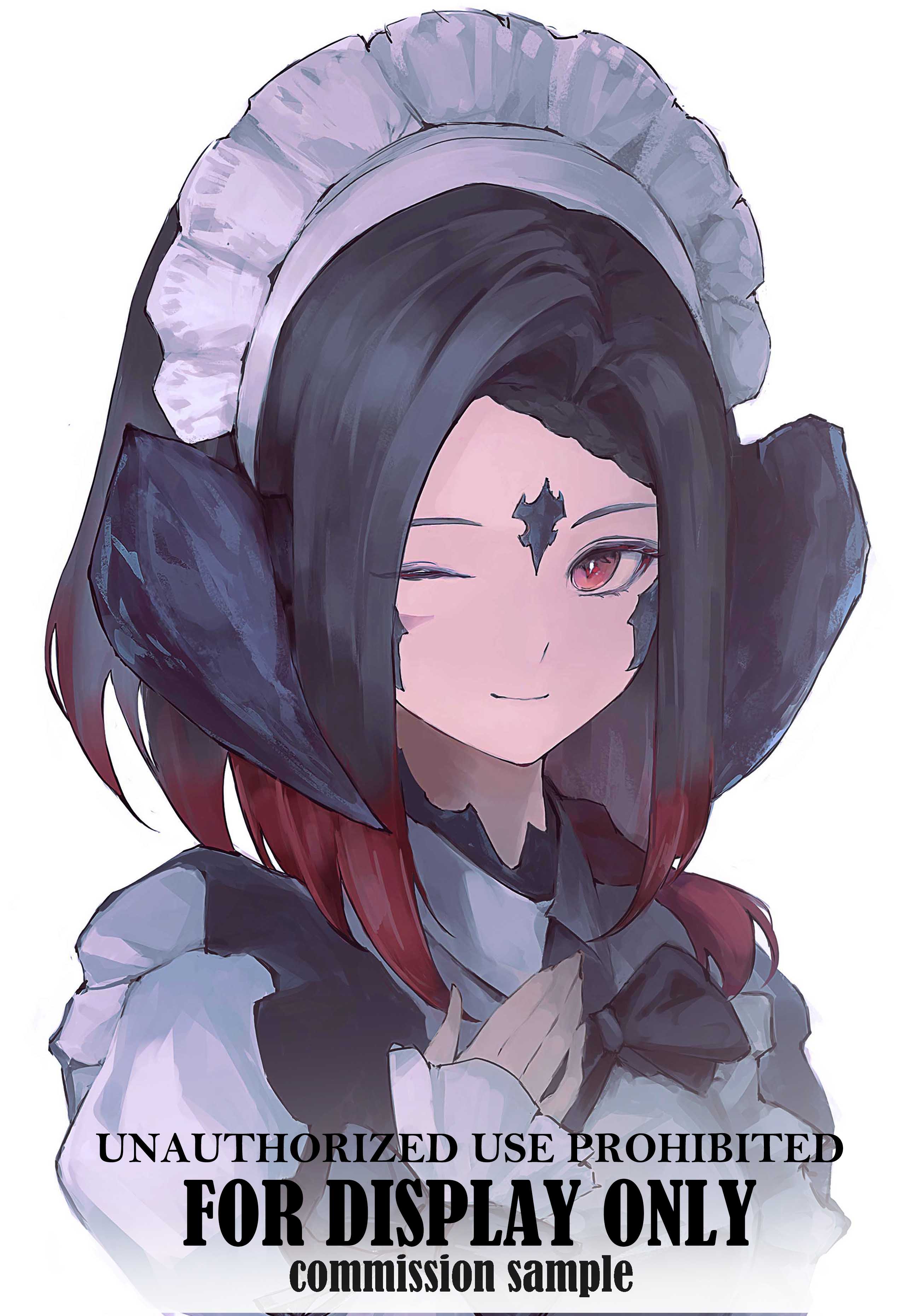 The Big ImageBoard (TBIB) - 1girl absurdres au ra black hair black scales braid commission ...