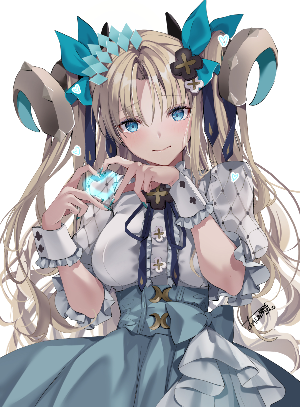 The Big Imageboard Tbib 1girl Akatsuki Hijiri Blonde Hair Bow