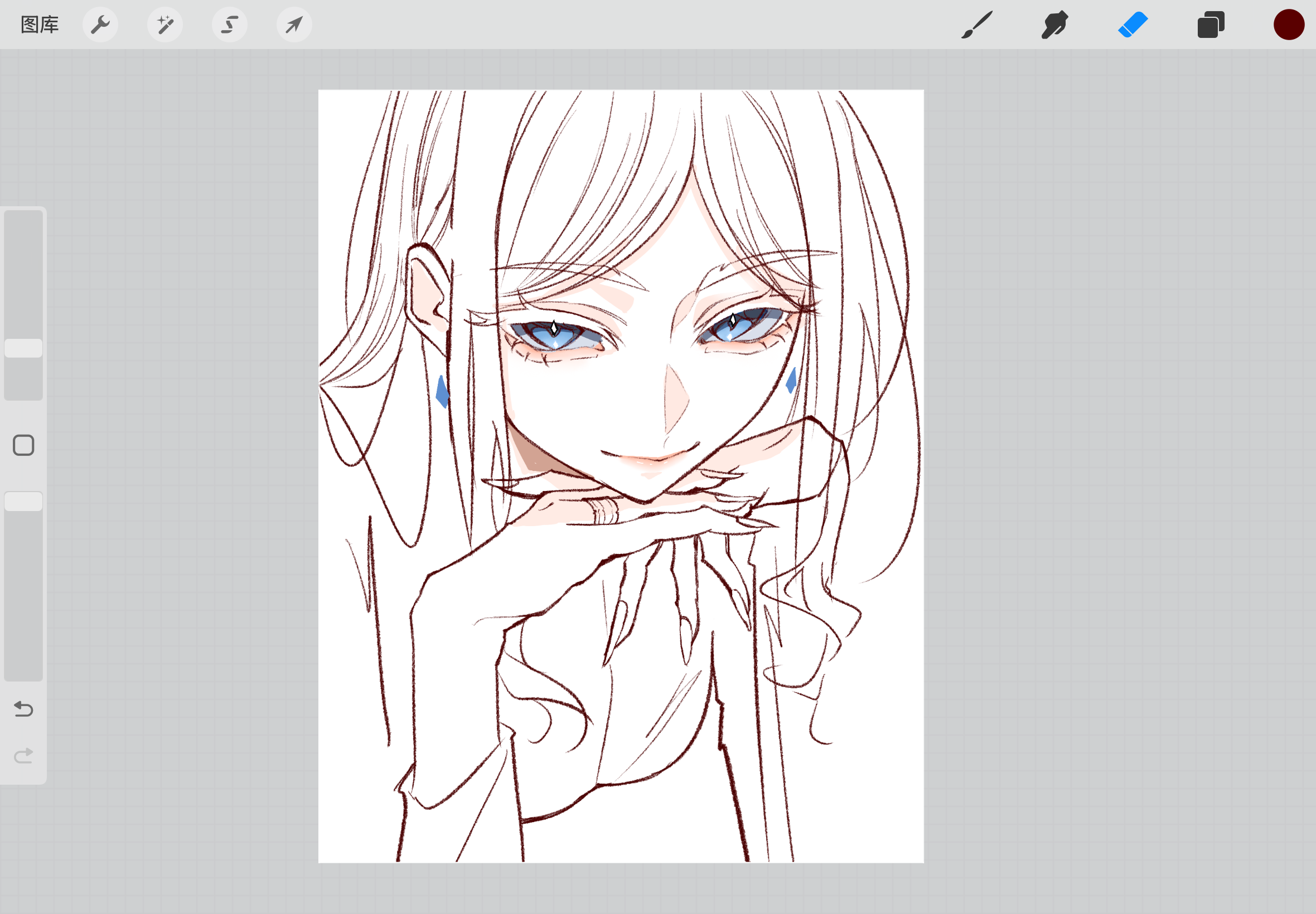 The Big ImageBoard (TBIB) - 1girl art program in frame bang dream! bang dream! it's mygo ...