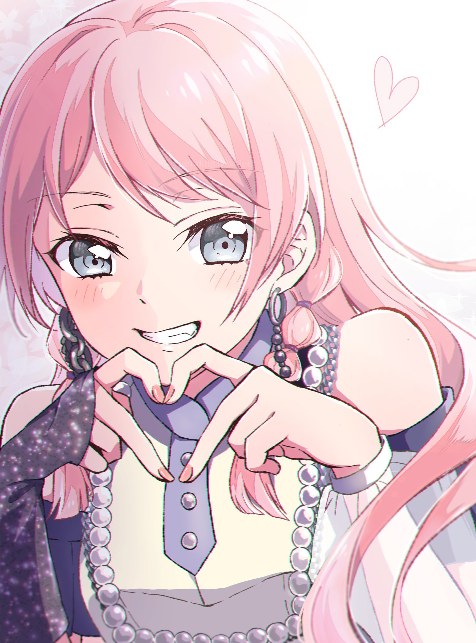 The Big ImageBoard (TBIB) - 1girl 4-finger heart hands bang dream! bang dream! it's mygo ...