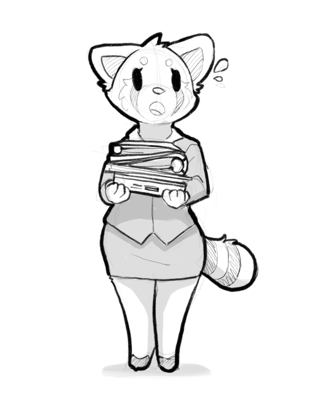 The Big ImageBoard (TBIB) - :o aggressive retsuko anthro black and ...