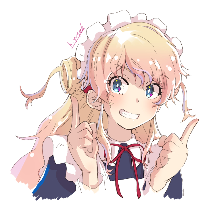 The Big Imageboard Tbib 1girl Alicia Kagawa Yuusaku Apron Blonde