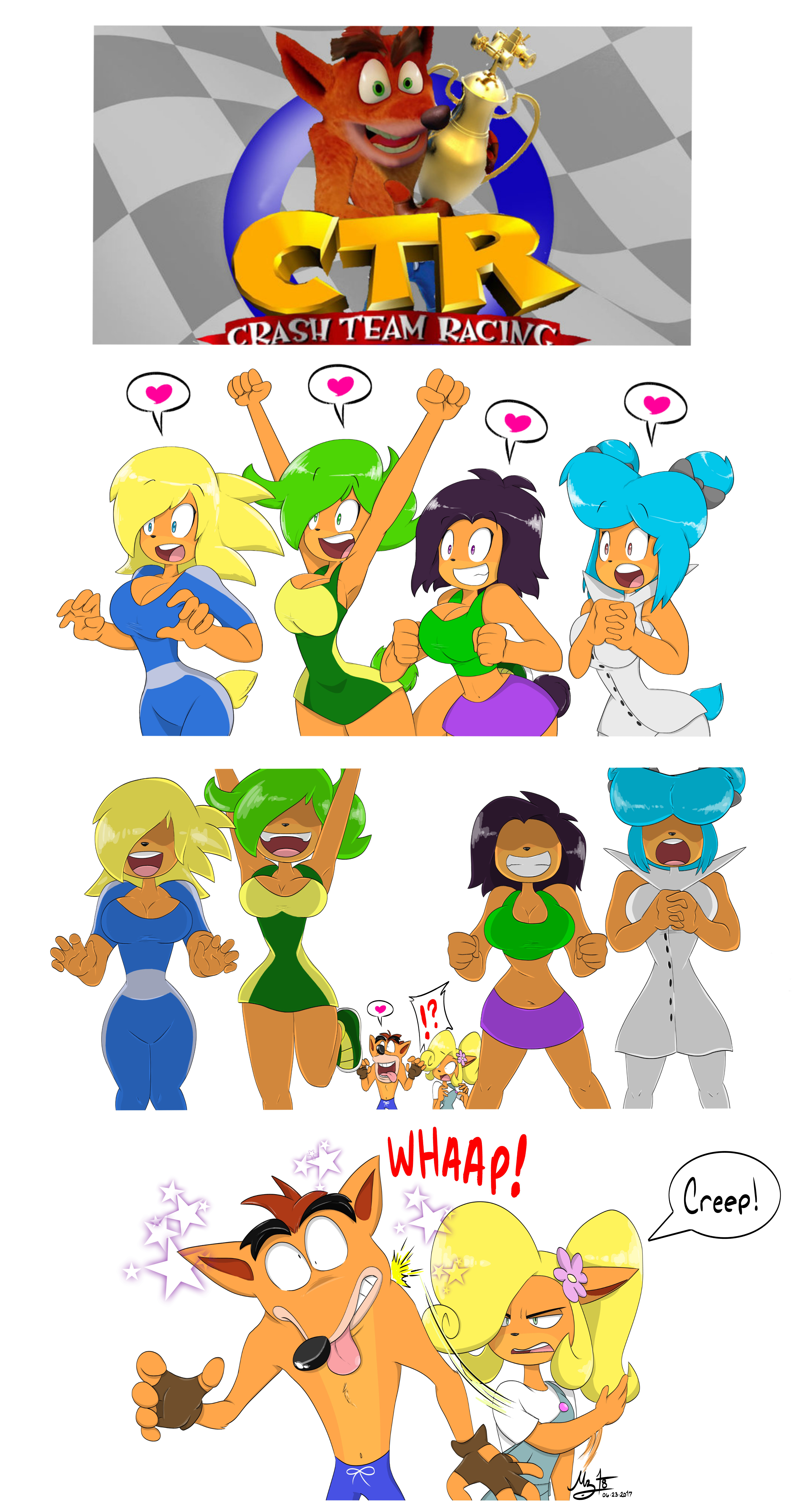 The Big ImageBoard (TBIB) - 2017 absurd res accessory activision ami bandicoot annoyed anthro ...