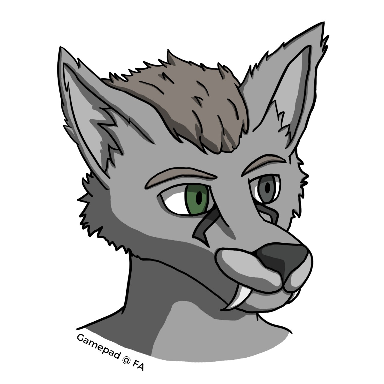 The Big ImageBoard (TBIB) - 1:1 2017 anthro black nose cervine deer digital drawing (artwork ...