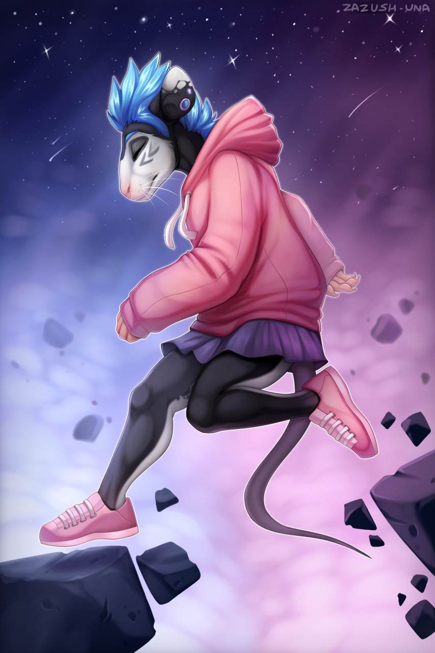 The Big Imageboard Tbib 2018 Anthro Blue Hair Clothed Clothing