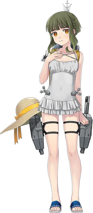 The Big ImageBoard (TBIB) - 1girl bare legs casual one-piece swimsuit depth charge depth charge ...