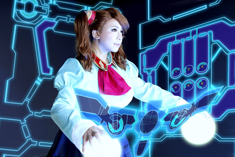 The Big ImageBoard (TBIB) - 10s 1girl asian brown eyes brown hair chouzuki maryou cosplay gundam ...