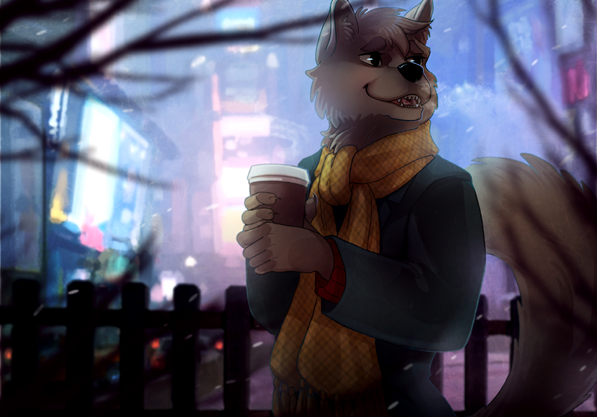 The Big ImageBoard (TBIB) - 2013 anthro black nose canid canine claws clothed clothing detailed ...