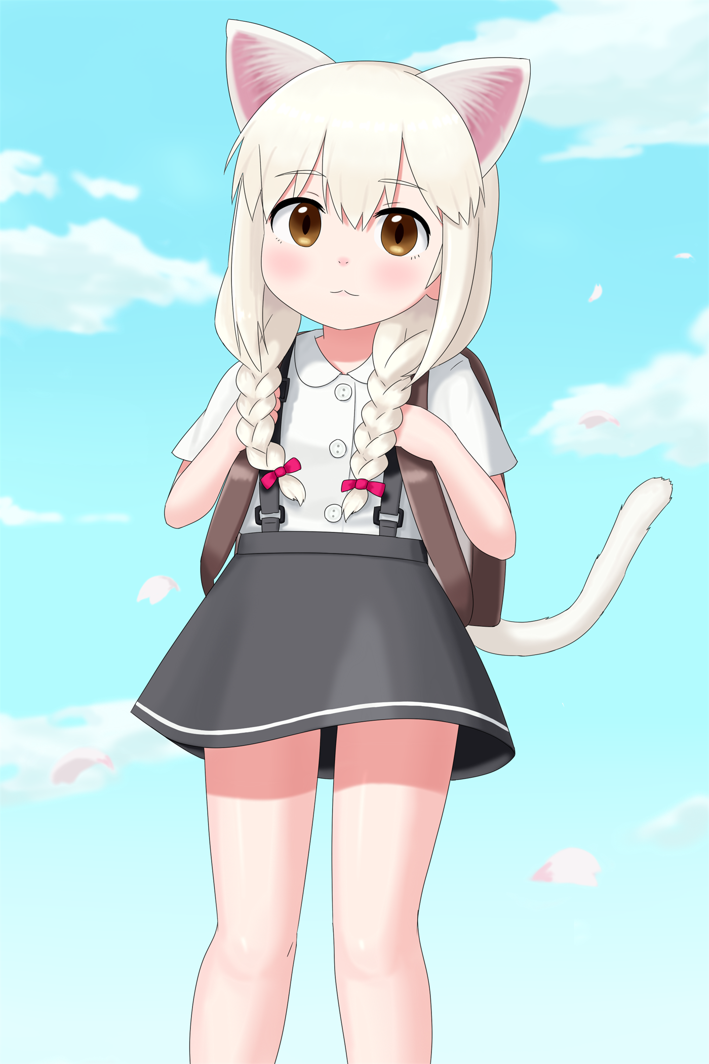 The Big ImageBoard (TBIB) - 2018 2:3 accessory amber eyes animal humanoid backpack blonde hair ...