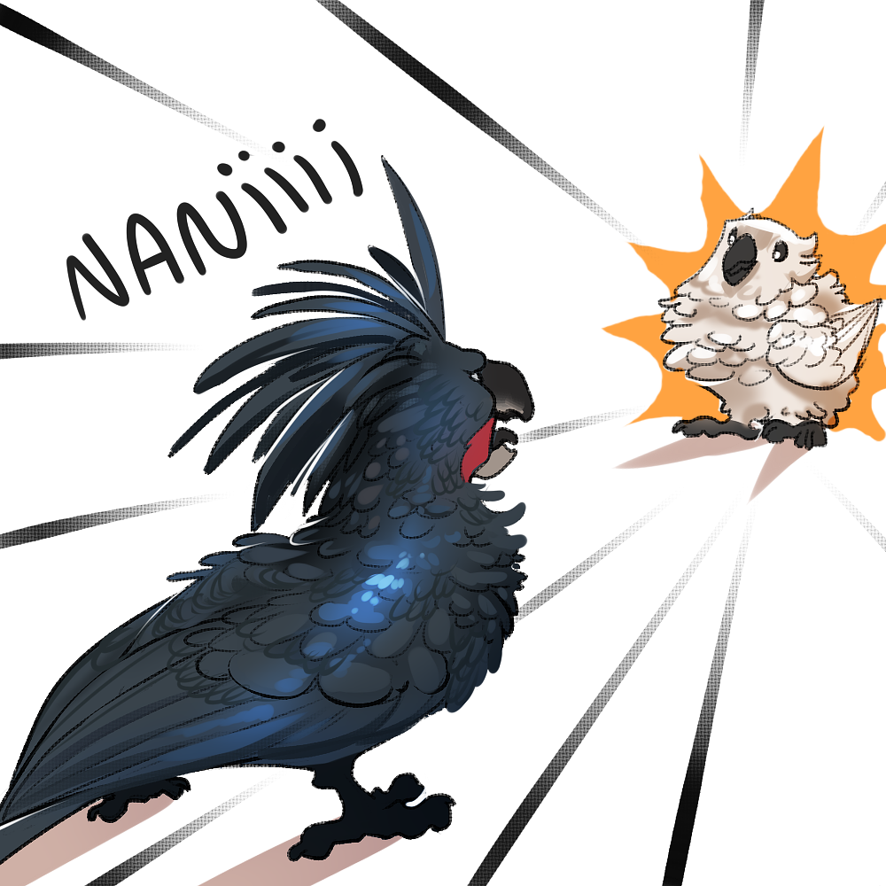 The Big ImageBoard (TBIB) - 2018 ambiguous gender avian bird digital media (artwork) duo ...