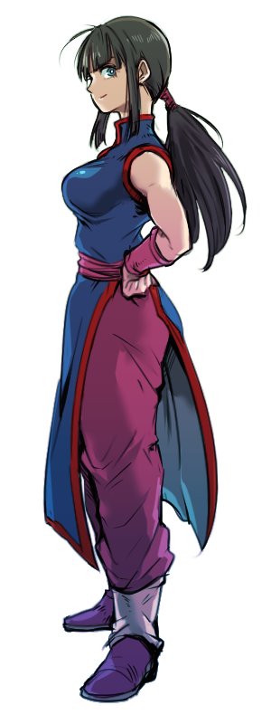 The Big ImageBoard (TBIB) - bangs black hair blue eyes breasts chi-chi ...