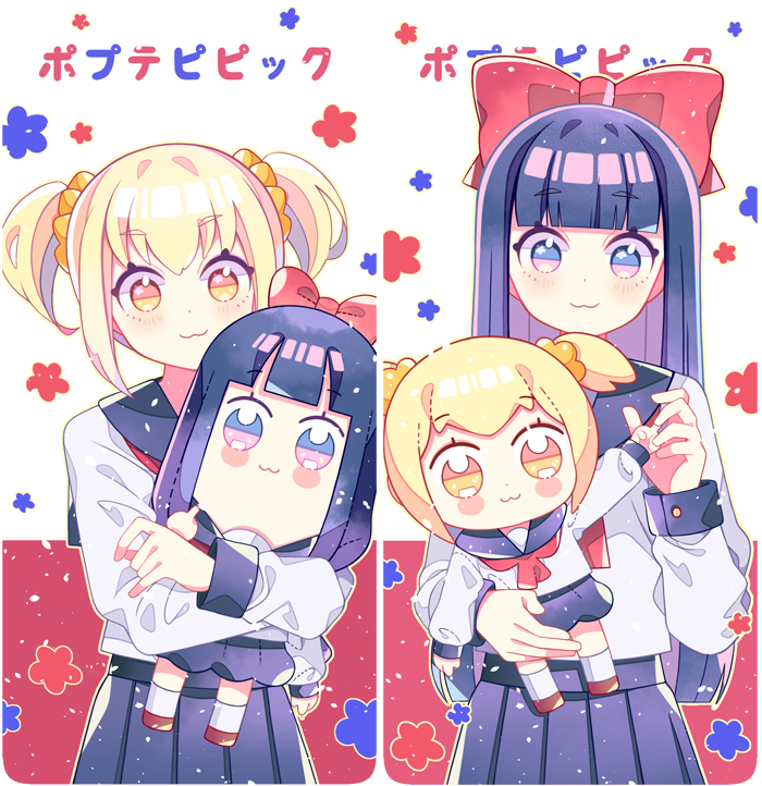 The Big ImageBoard (TBIB) - 2girls :3 bad id bad pixiv id blonde hair ...