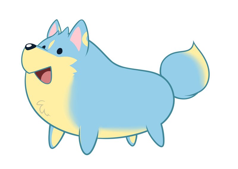 The Big ImageBoard (TBIB) - 2014 ambiguous gender black nose blue fur canine feral fur mammal ...