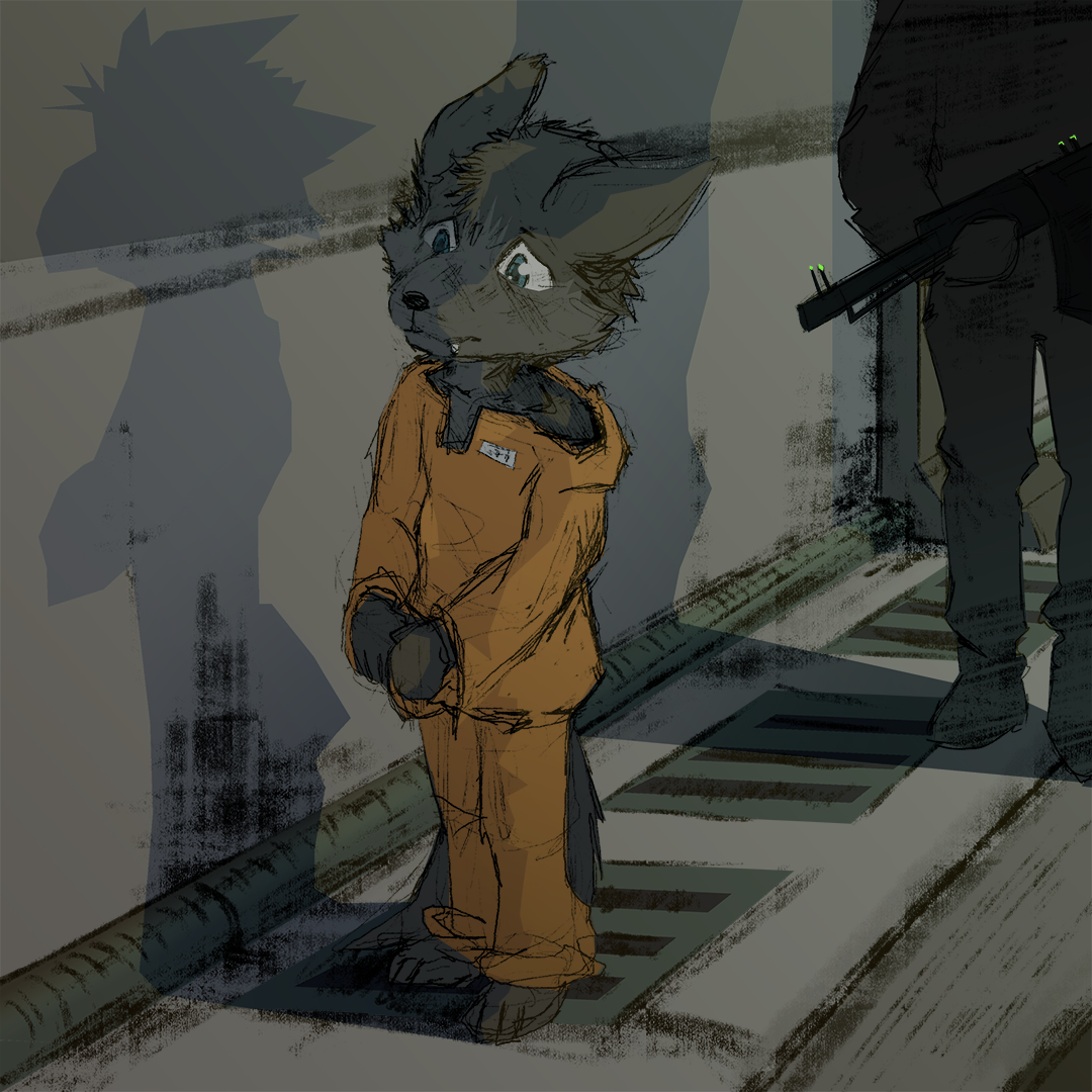 The Big ImageBoard (TBIB) - 1:1 2018 4 toes anthro barefoot black body black fur blue eyes canid ...