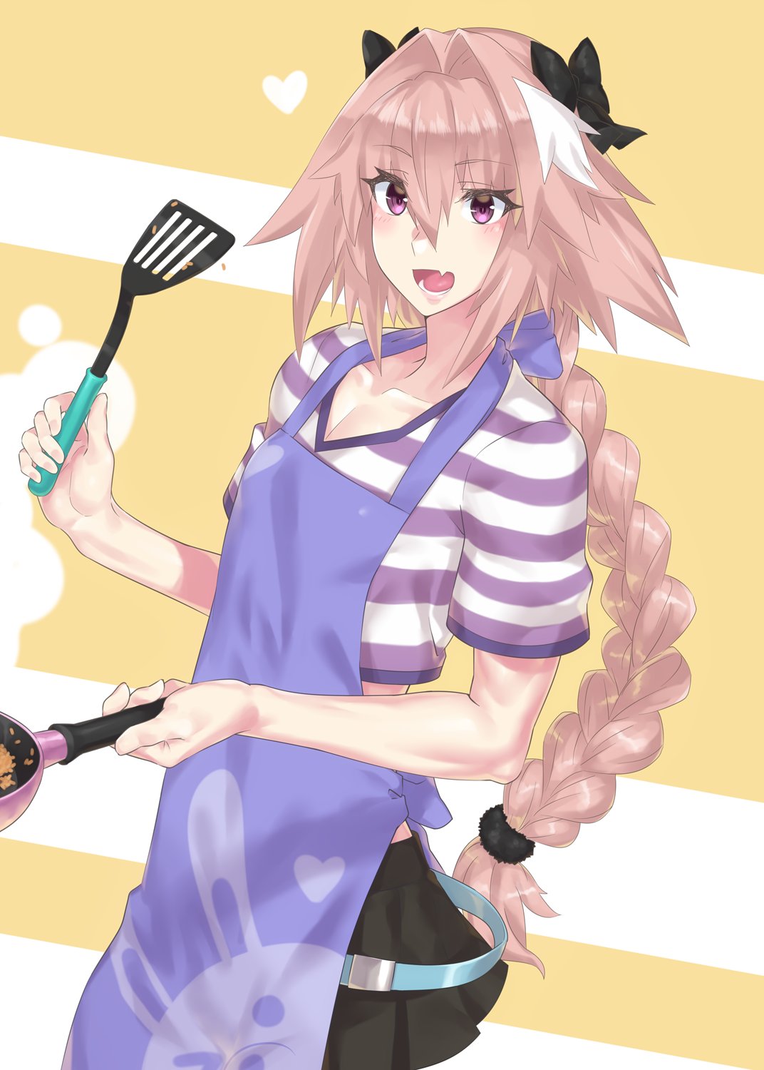 The Big ImageBoard (TBIB) - 1boy apron astolfo (fate) astolfo (memories ...