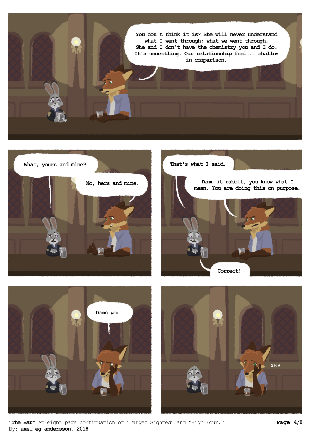 The Big ImageBoard (TBIB) - alcohol anthro axelegandersson bar beverage canid canine clothed ...