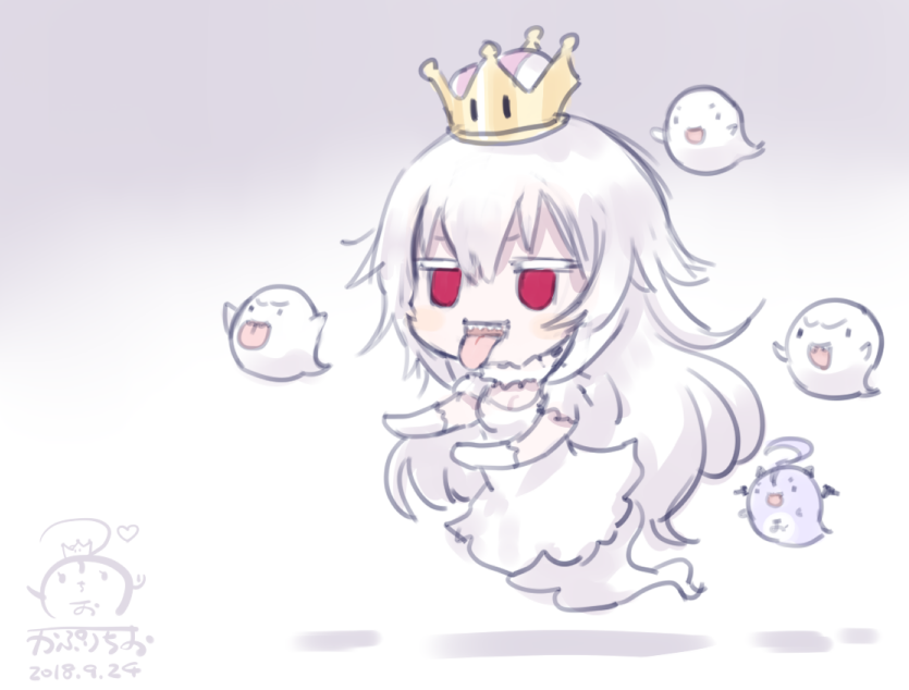 The Big ImageBoard (TBIB) - 1girl :d artist name boo (mario) capriccio ...