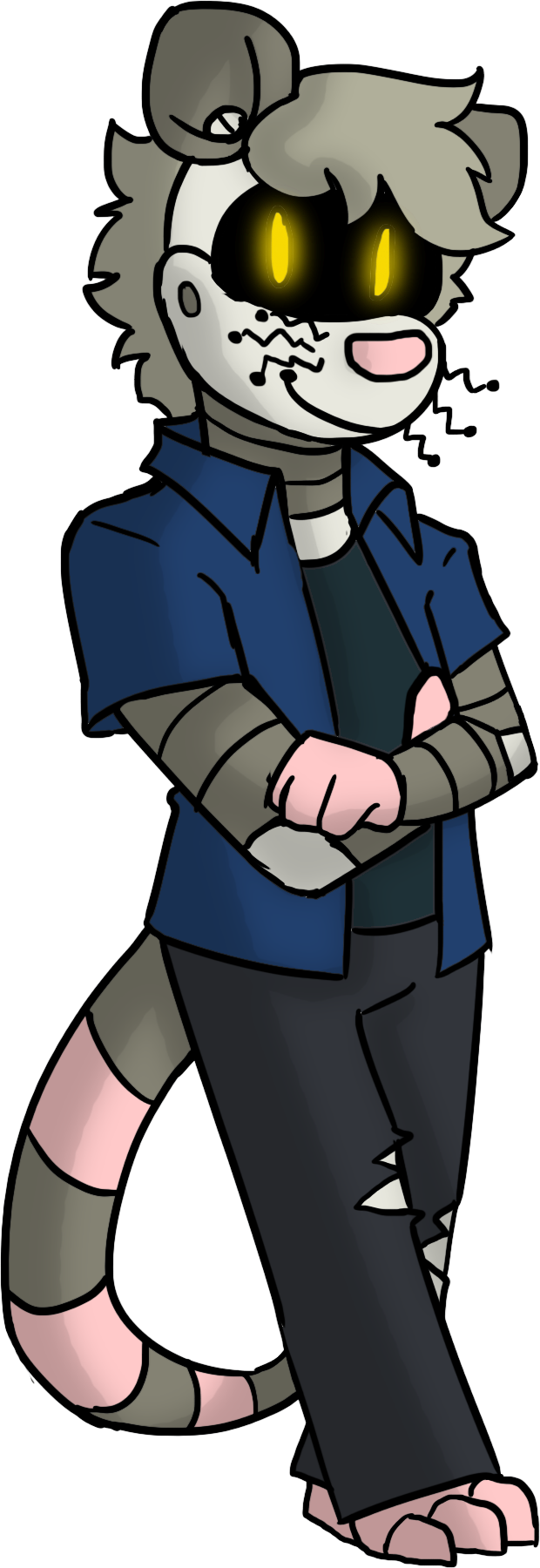 The Big ImageBoard (TBIB) - alpha channel american opossum anthro ...