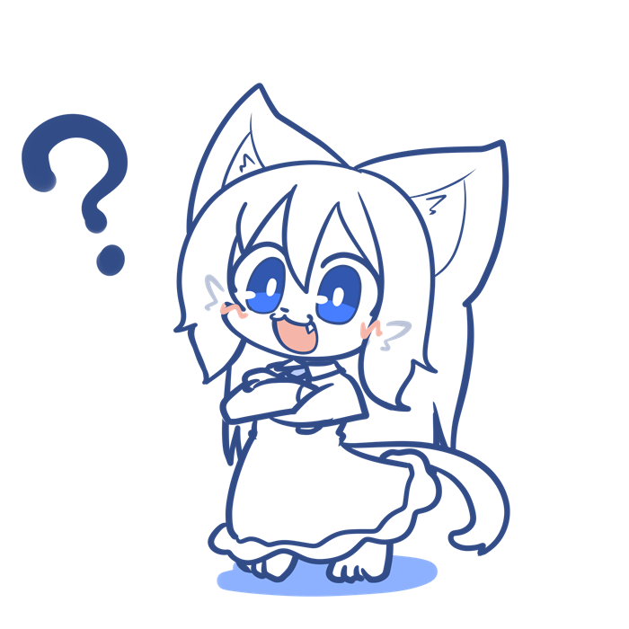 The Big Imageboard Tbib 1girl Blue Eyes Blush Cat Furry Kowinuko