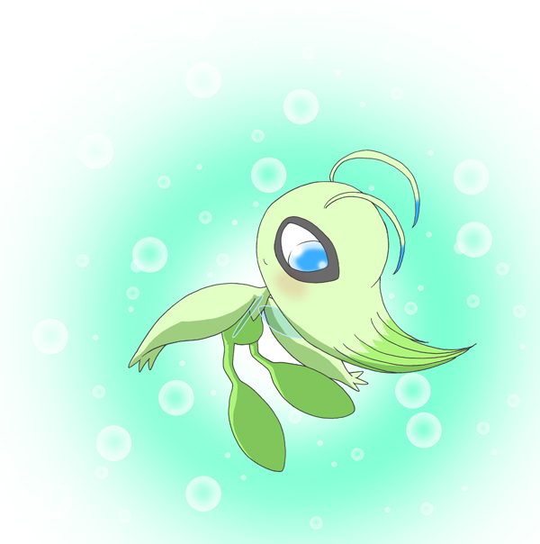 The Big ImageBoard (TBIB) - ambiguous gender blue eyes celebi ...