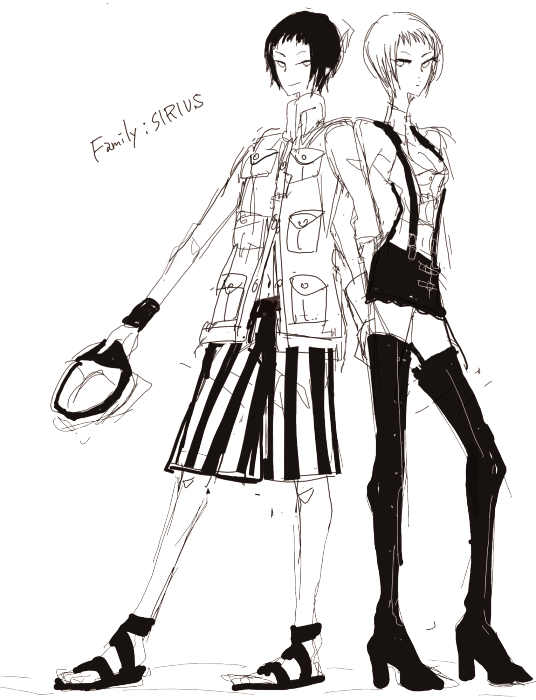 The Big ImageBoard (TBIB) - 1boy 1girl brother and sister galerians ...