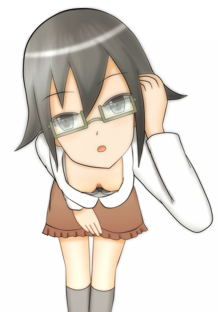 The Big Imageboard Tbib 1girl Adjusting Hair Akebono Borukono Bent