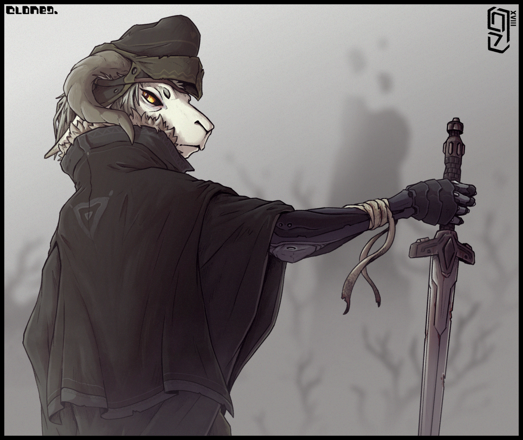 The Big ImageBoard (TBIB) - 2018 anthro caprine clothed clothing curved horn digital media ...