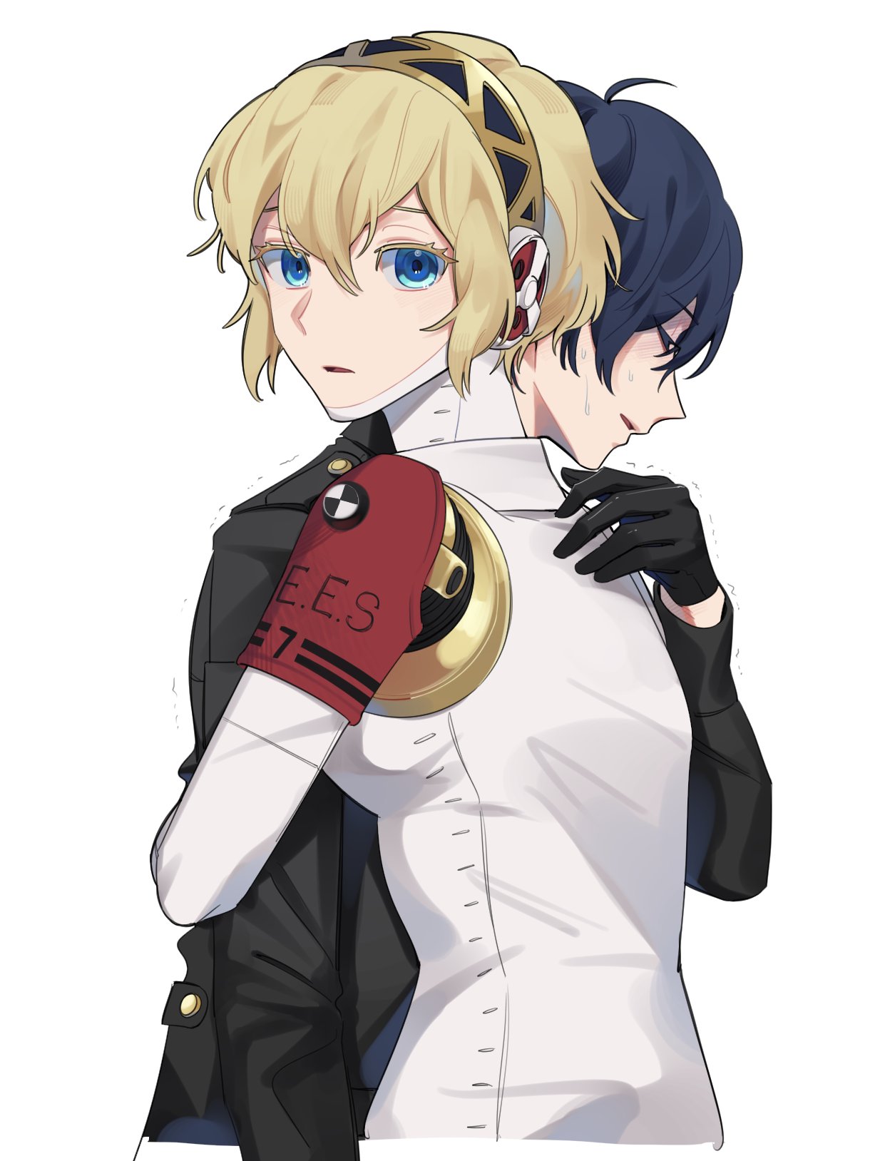The Big ImageBoard (TBIB) - 1boy 1girl aegis (persona) android black ...