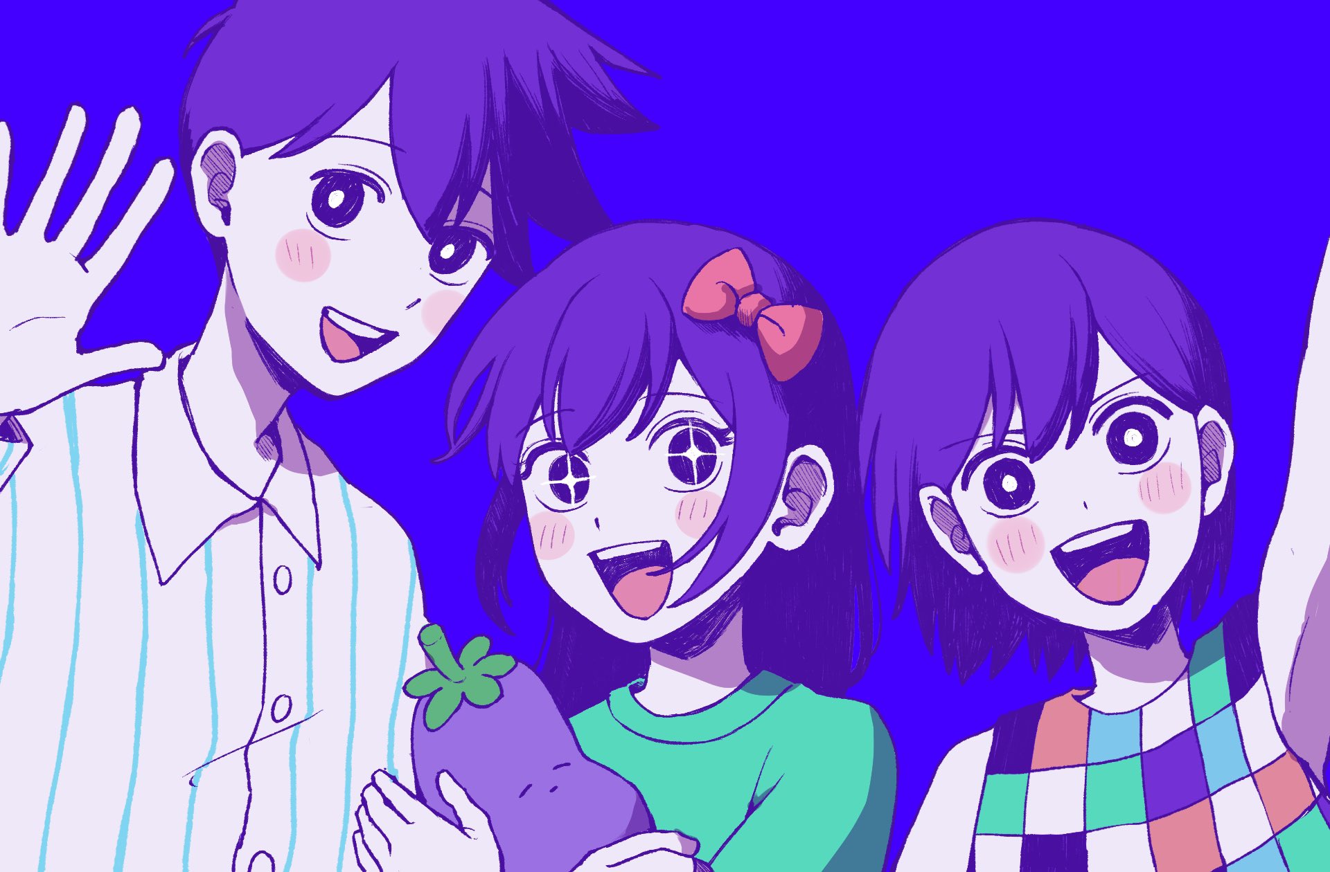 The Big ImageBoard (TBIB) - + + 1girl 2boys arm up aubrey (headspace) (omori) aubrey (omori ...