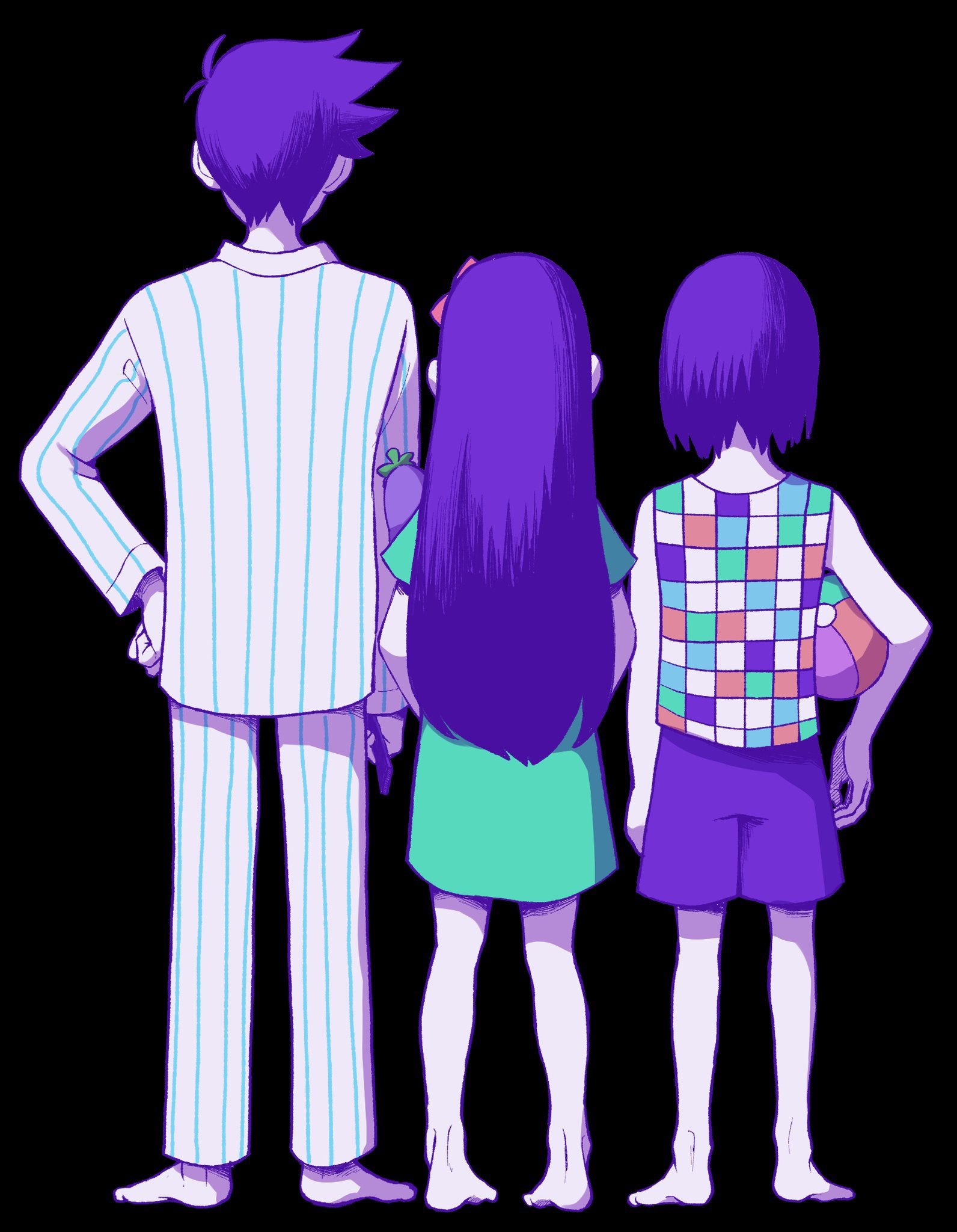 The Big ImageBoard (TBIB) - 1girl 2boys aubrey (headspace) (omori ...