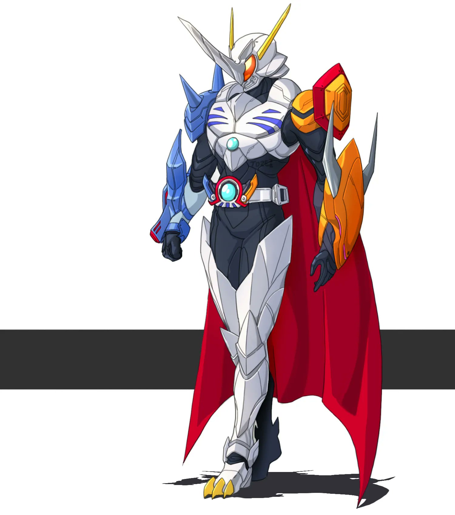 The Big ImageBoard (TBIB) - 1boy armor belt blue bridal gauntlets ...