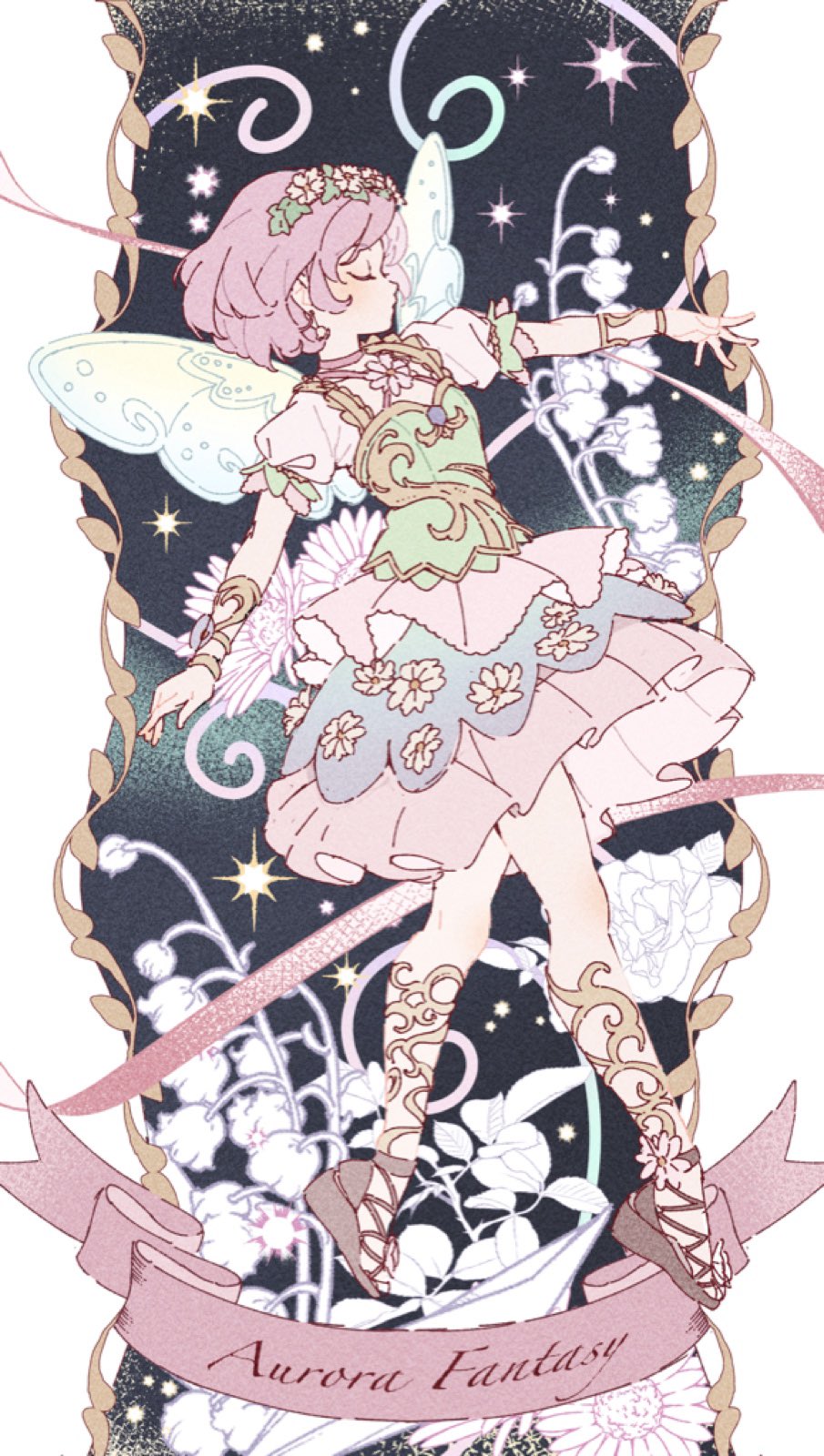 The Big ImageBoard (TBIB) - 1girl aikatsu! aikatsu! (series) bracelet closed eyes dress dress ...