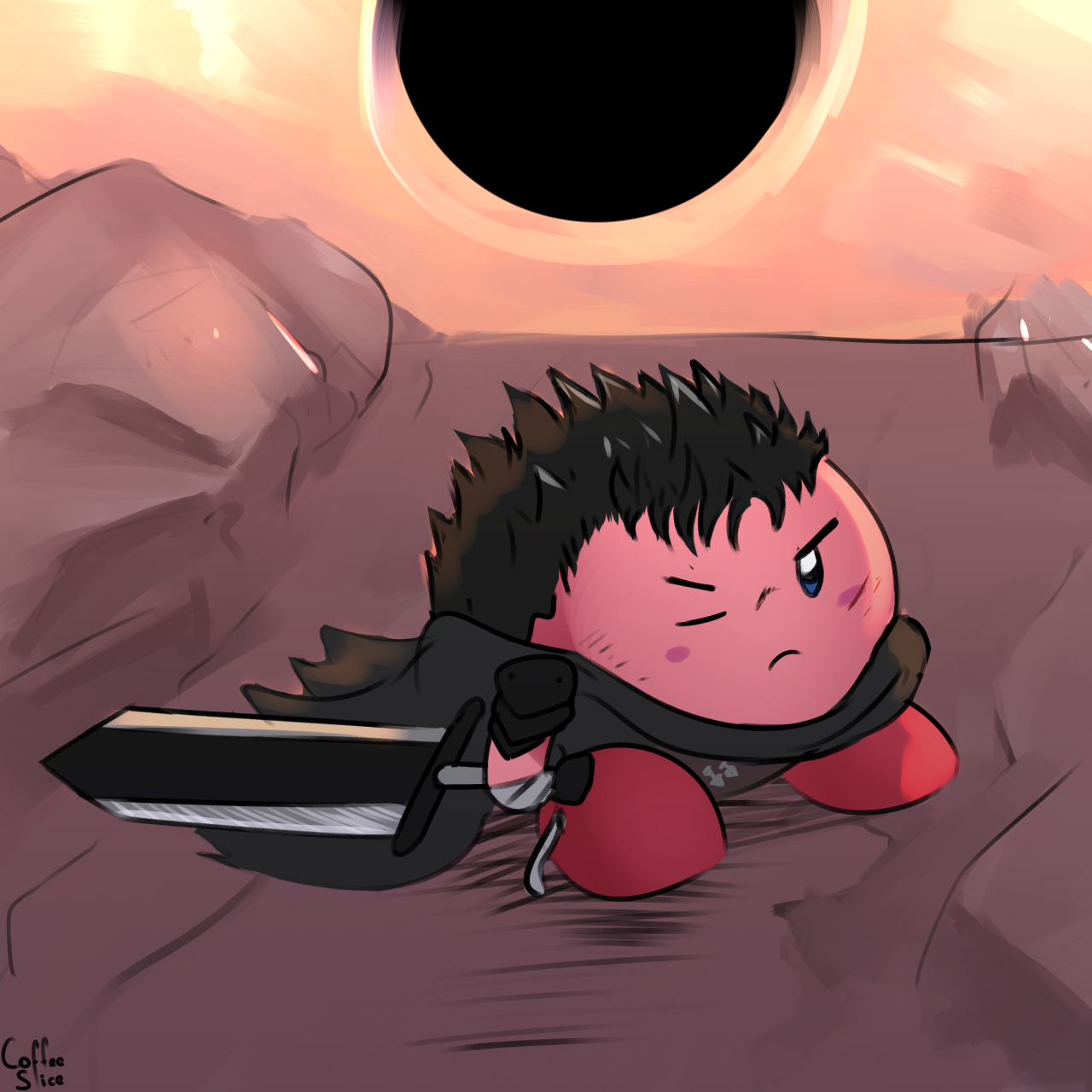 The Big ImageBoard (TBIB) - 1:1 berserk (series) black hair broadsword ...