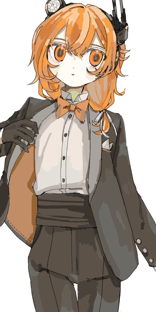 The Big ImageBoard (TBIB) - 1girl a.i. voice adachi rei black gloves black hairband black jacket ...