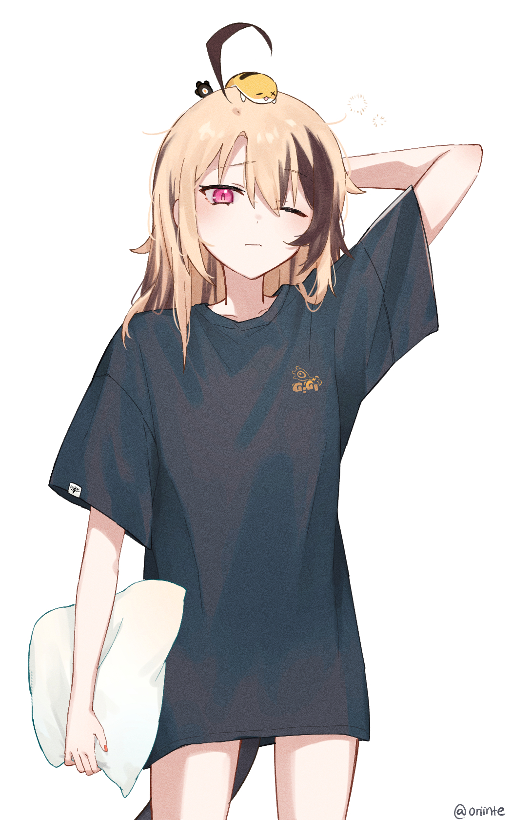 The Big ImageBoard (TBIB) - 1girl ahoge black shirt brown hair cowboy ...