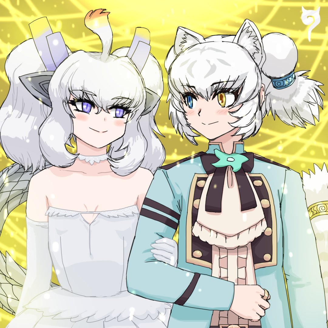 The Big ImageBoard (TBIB) - animal ears blue eyes byakko (kemono ...