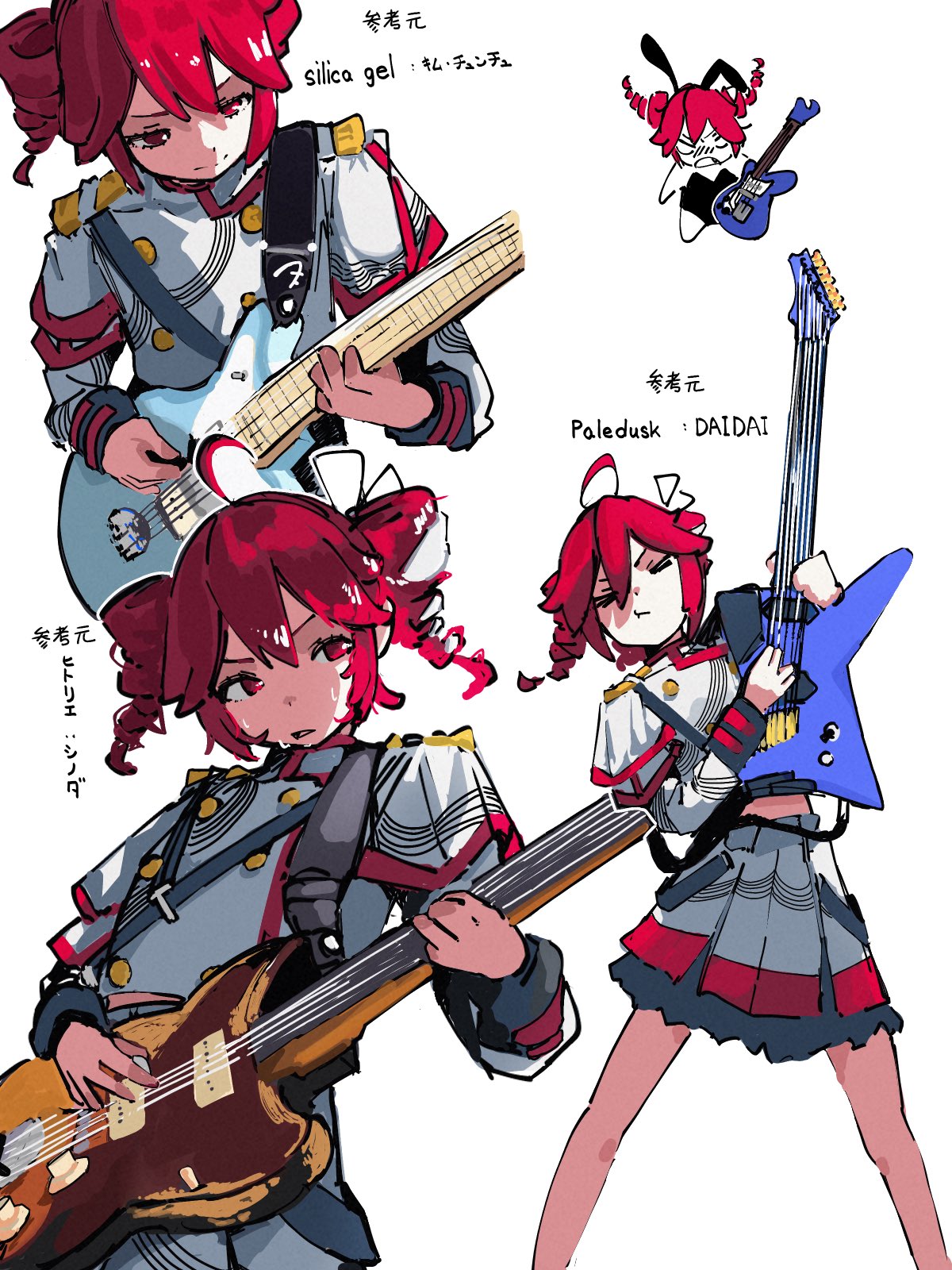 The Big ImageBoard (TBIB) - 0 onibi 1girl :t ahoge bow chibi chibi ...