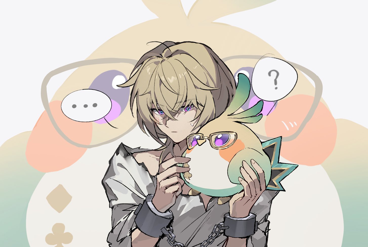 The Big ImageBoard (TBIB) - ... 1boy ? animal aventurine (honkai: star ...