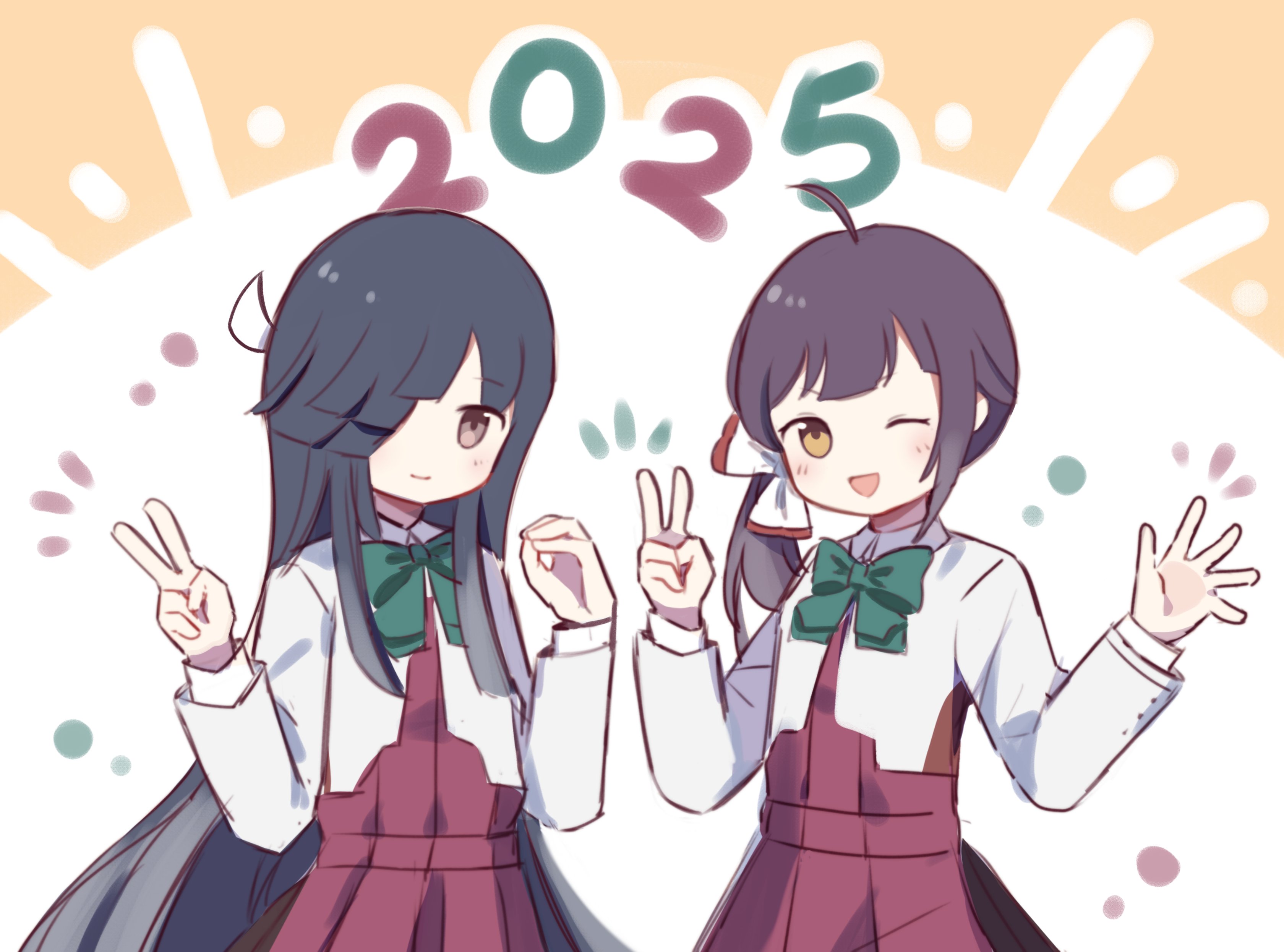 The Big ImageBoard (TBIB) - 2025 2girls absurdres akaruku black hair ...