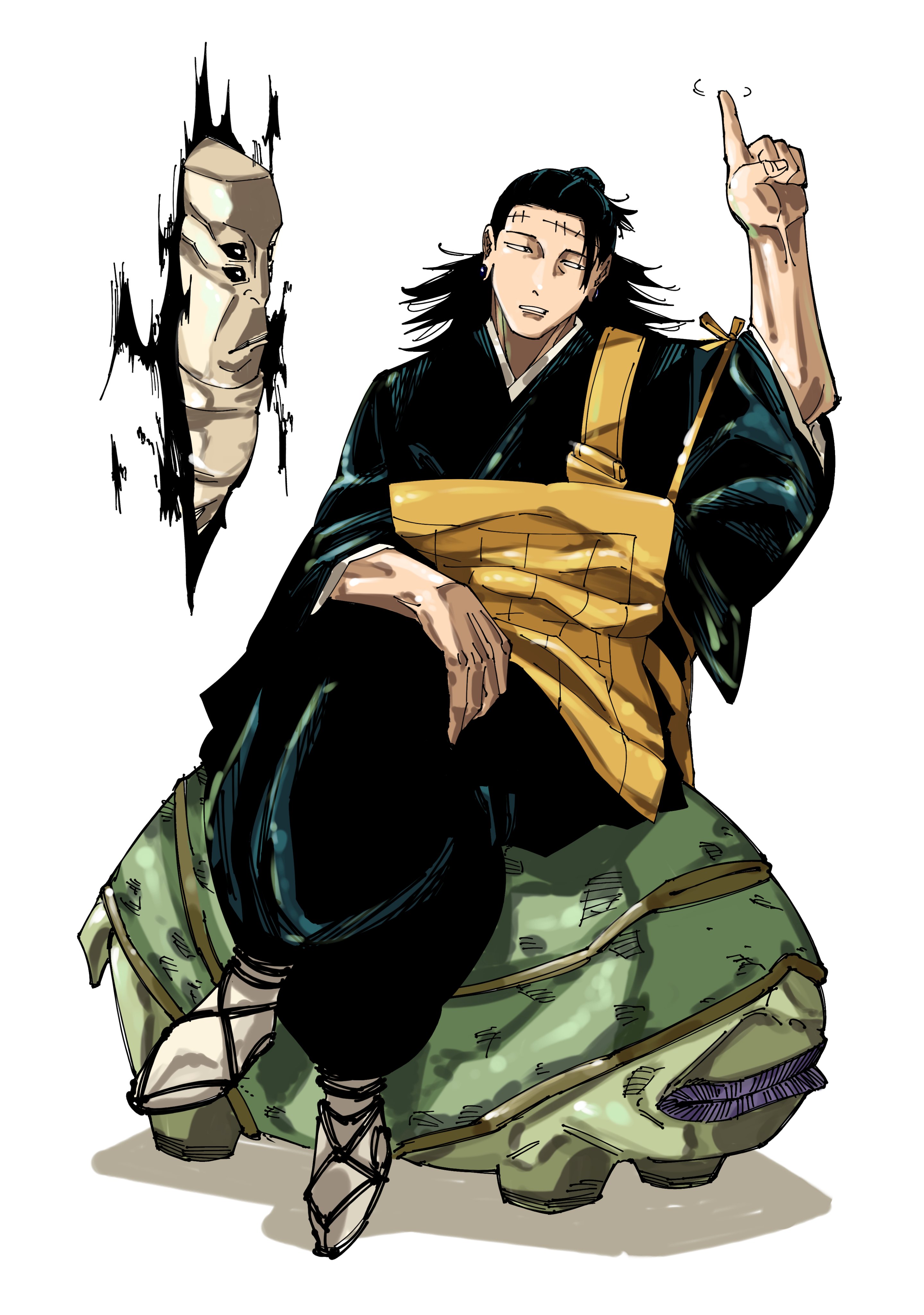 The Big ImageBoard (TBIB) - 1boy 1other absurdres akutami gege (style ...