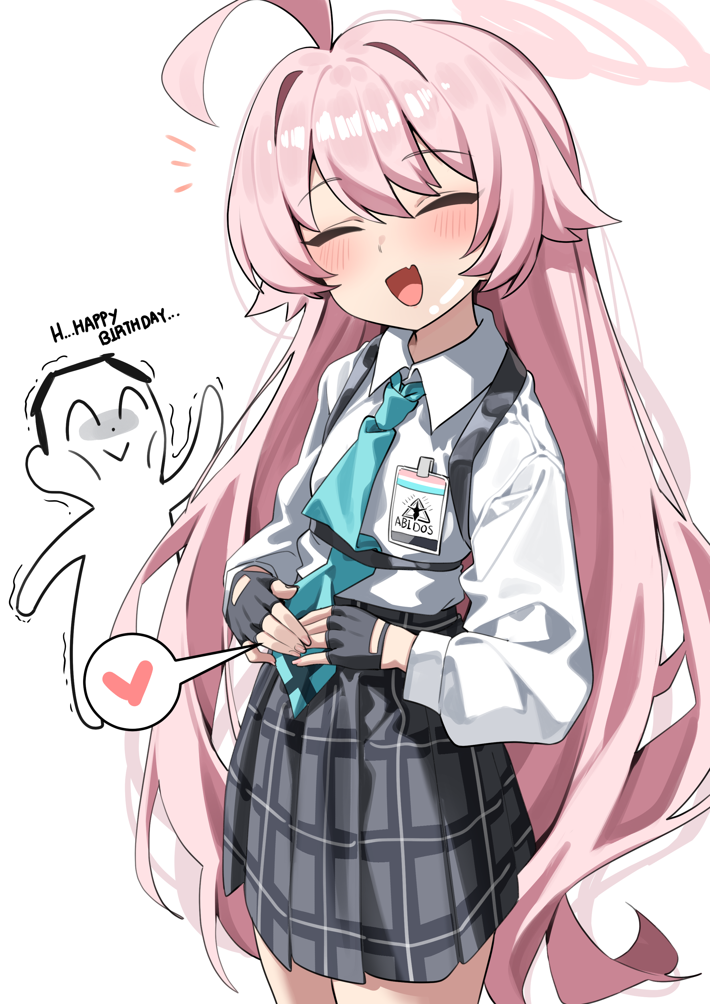 The Big ImageBoard (TBIB) - 1boy 1girl ^ ^ absurdres ahoge aqua necktie ...