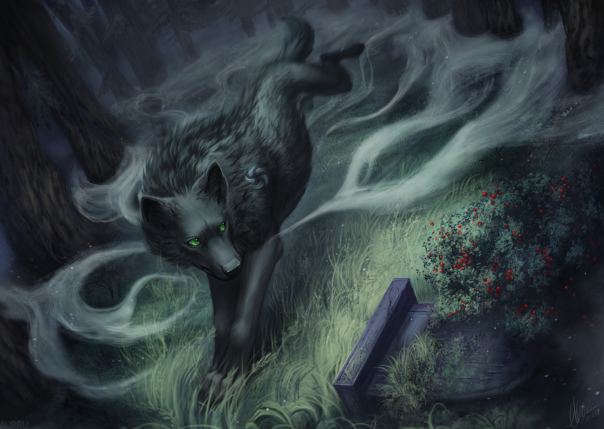 The Big ImageBoard (TBIB) - 2018 ambiguous gender aurru black body black fur canid canine canis ...