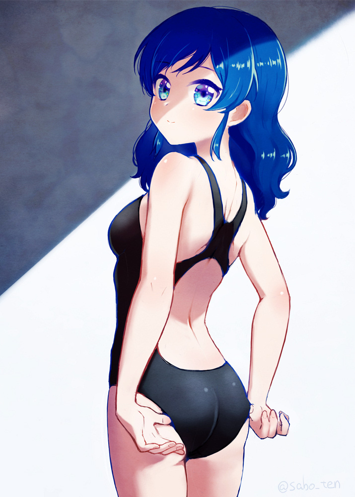 The Big ImageBoard (TBIB) - 1girl adjusting clothes adjusting swimsuit aikatsu! aikatsu! (series ...