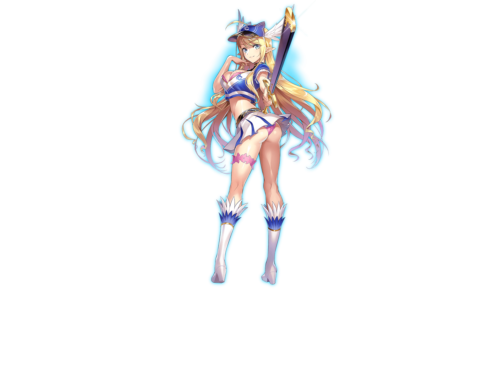 The Big ImageBoard (TBIB) - artist request ass bangs baseball baseball bat blonde hair boots ...