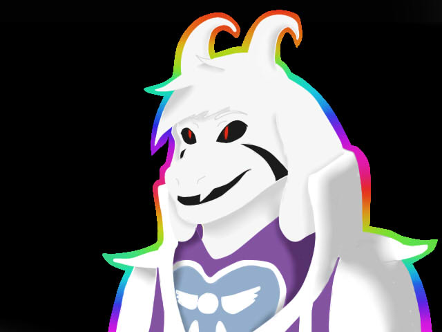 The Big ImageBoard (TBIB) - 4:3 anthro asriel dreemurr black background boss monster (undertale ...