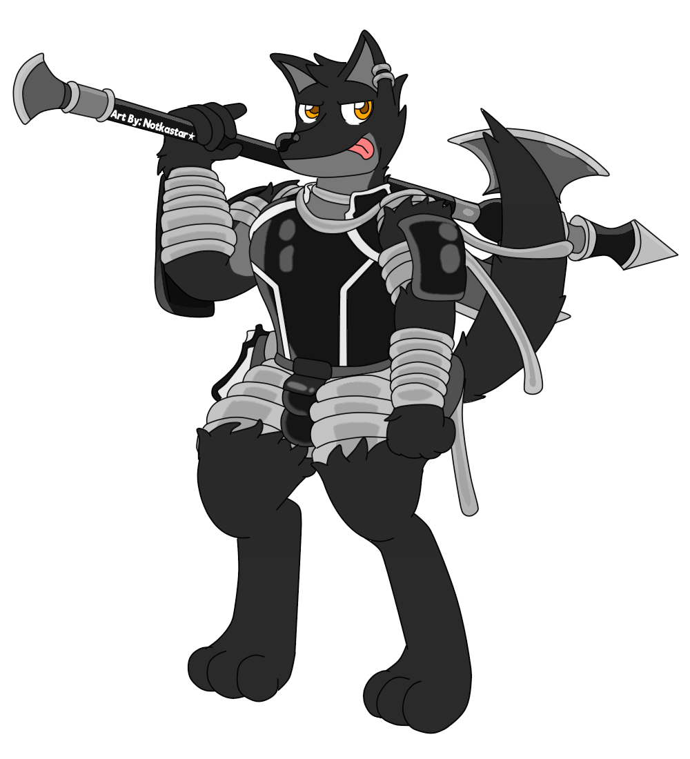 The Big ImageBoard (TBIB) - 2018 alpha channel anthro armor axe belt black hair blade bulge ...