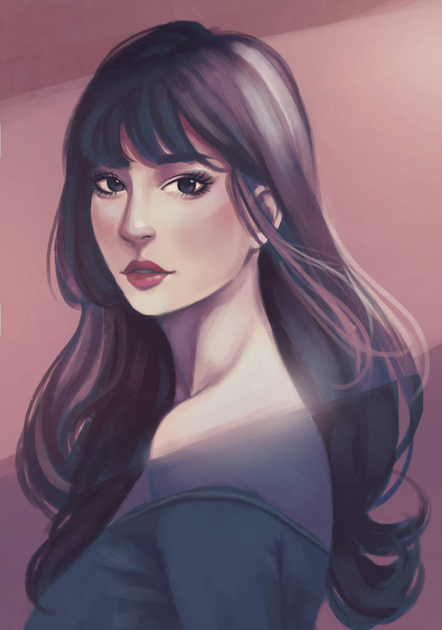 The Big ImageBoard (TBIB) - 1girl bad deviantart id bad id bare shoulders black eyes breasts ...