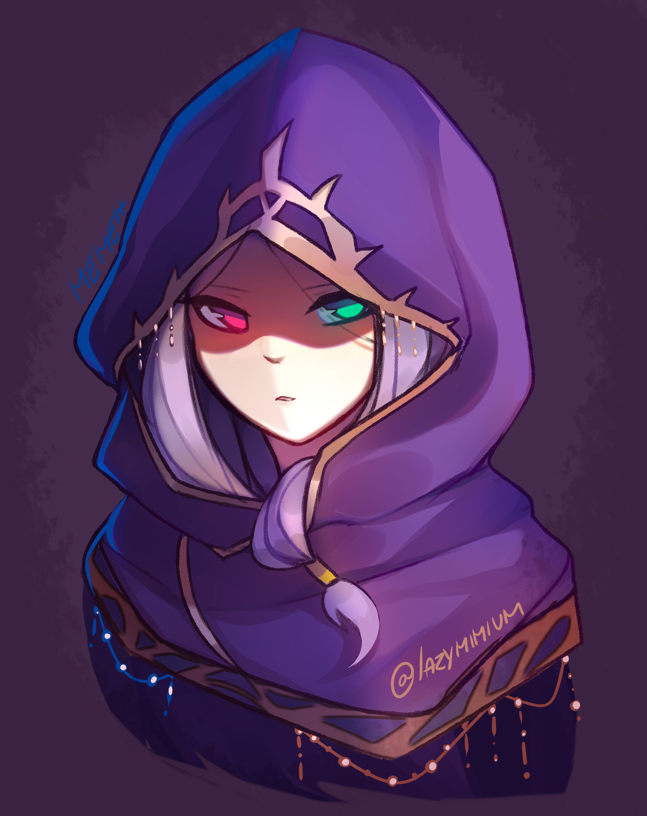 The Big ImageBoard (TBIB) - 1girl absurdres artist name cloak fire ...