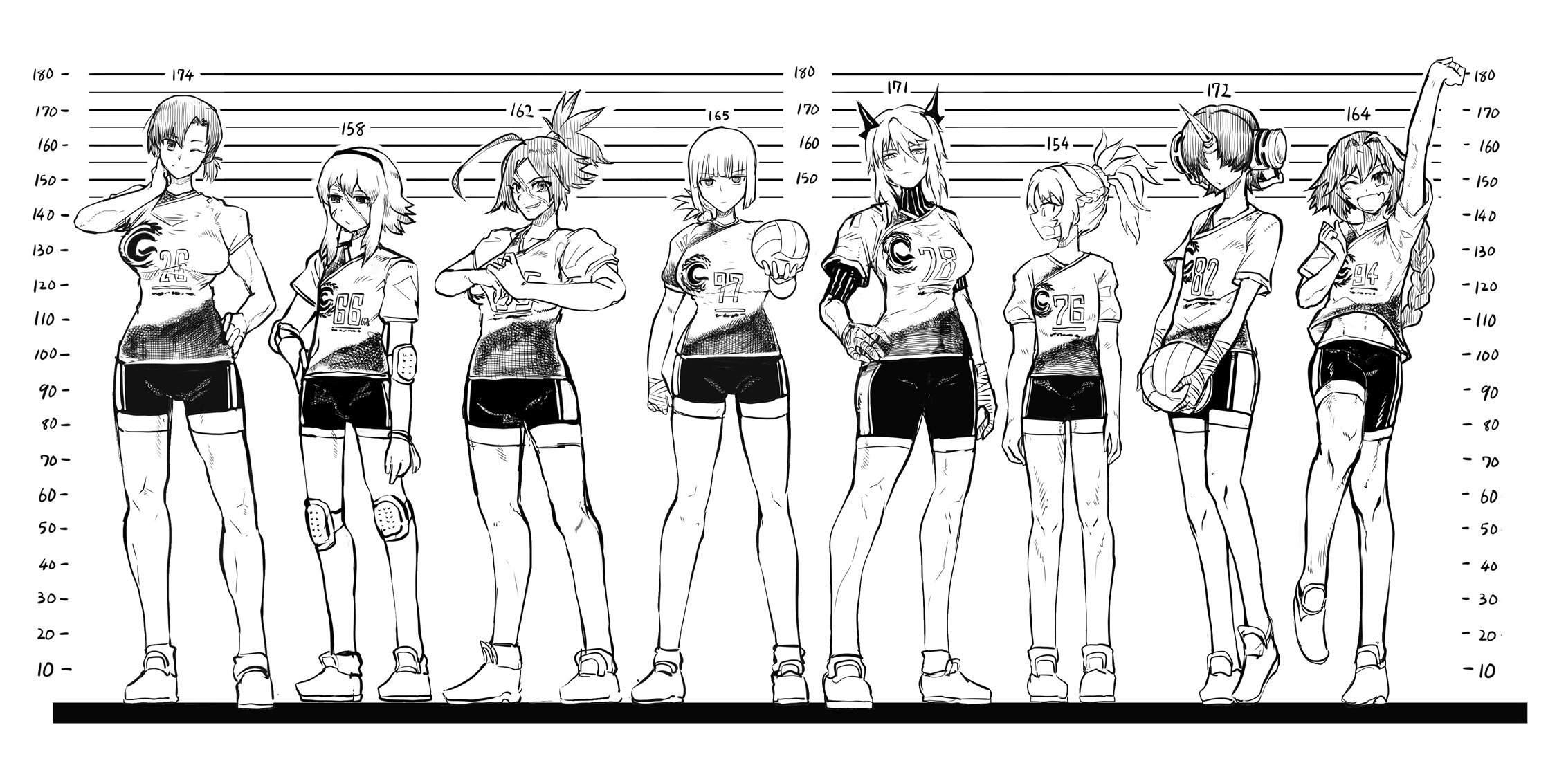 The Big ImageBoard (TBIB) - 1boy 6+girls ahoge alternate hairstyle ...