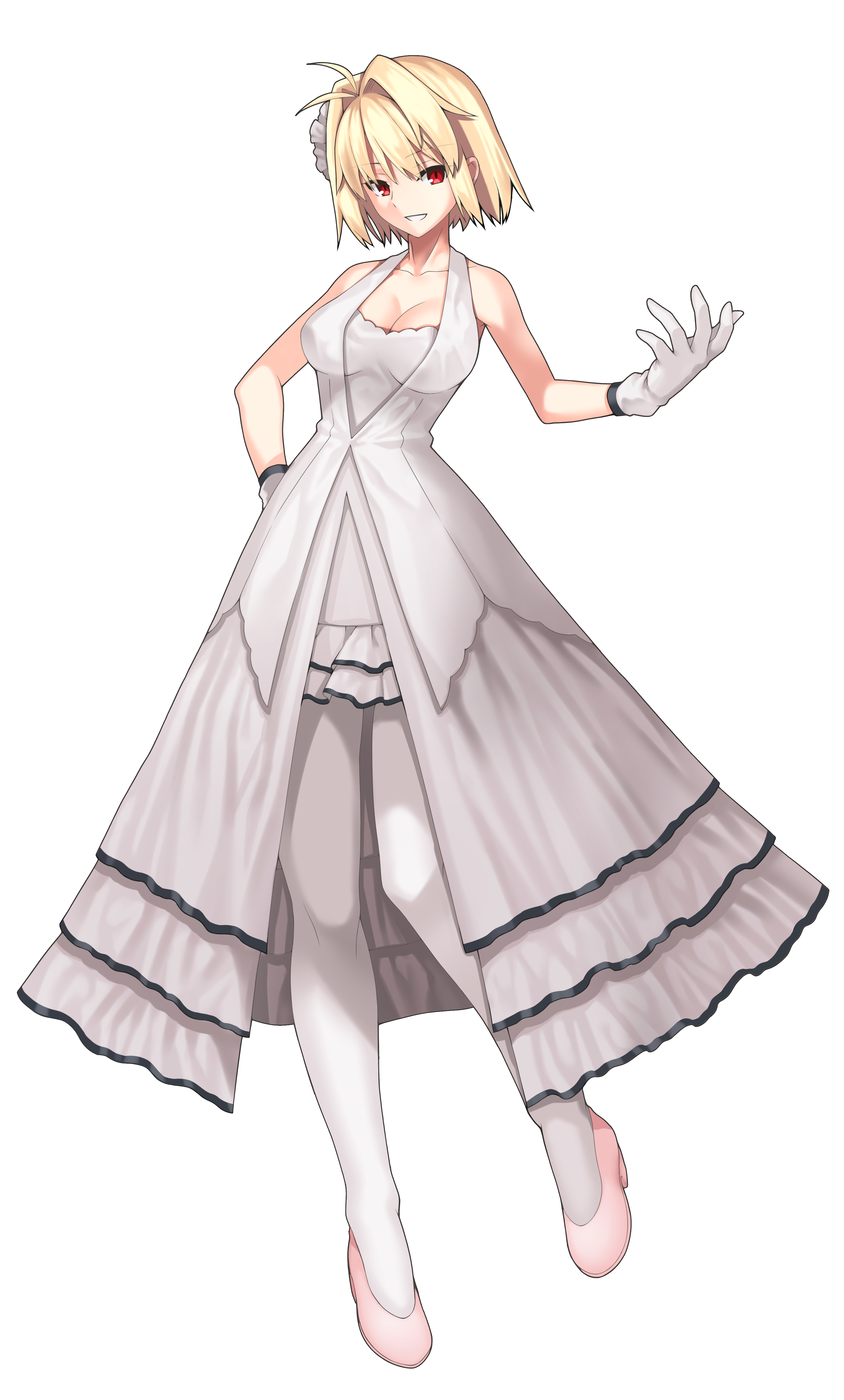 The Big ImageBoard (TBIB) - 1girl absurdres arcueid brunestud blonde hair breasts cleavage ...